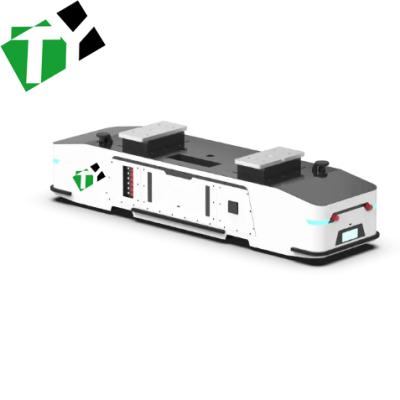China AGV Automated Guided Vehicle 1.5 M/s Servo Motor Telescopic Lift Docking for Factory Automation for sale