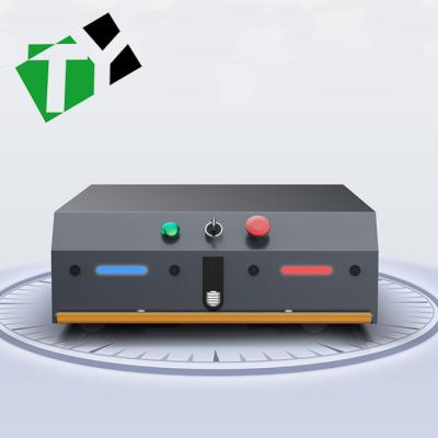 China AGV Automated Guided Vehicle Trackless Transfer Cart 5000kg Battery Powered 0-25m/min for sale
