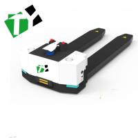 China Intelligent Unmanned Forklift 1000kg Load Capacity 8h Battery Life for Indoor Warehouses for sale