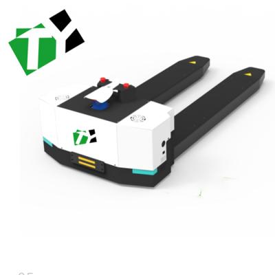 China Intelligent Unmanned Forklift 1000kg Load Capacity 8h Battery Life for Indoor Warehouses for sale