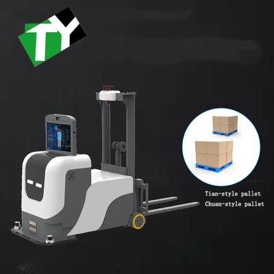 China Intelligent Unmanned Forklift 4m Lifting Height 1-3 Ton Load Capacity for Heavy Duty Logistics for sale