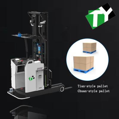 China Intelligent Unmanned Forklift 1-3 Ton Load Capacity 8h Endurance LiDAR Navigation for sale