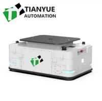 China Industrial AGV Vehicle 500 kg Load Capacity 2 m/s Speed Trackless Transfer Cart for sale