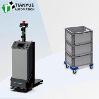 China Intelligent Unmanned Forklift 300KG Load Capacity LiDAR SLAM Navigation Polyurethane Tires Warehouse for sale