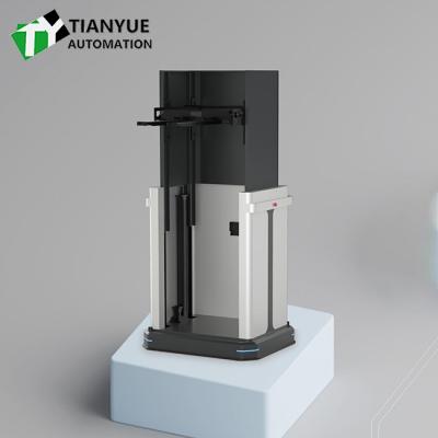 China Modular Three-Dimensional Warehousing Shuttle with AGV Laser SLAM Navigation and Voice Light Display Screen for sale