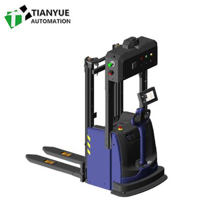 China Intelligent Unmanned Forklift 1600KG Load Capacity 1.7m/s Speed Lithium Iron Phosphate Battery for sale