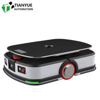 China AGV Automated Guided Vehicle 1000kg Load Capacity ±10mm Positioning Accuracy Electromagnetic Brake Warehouse Automation for sale