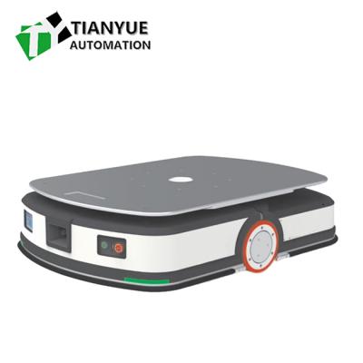 China AGV Automated Guided Vehicle 1.5 Ton Load Capacity ±5-10mm Stopping Precision Wi-Fi RFID Bluetooth for sale