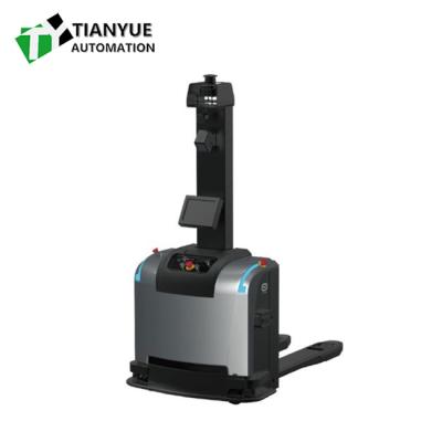 China Intelligent Unmanned Forklift 1500kg Load Capacity 1.5m/s Speed Lithium Battery for sale