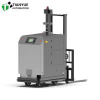 China Intelligent Unmanned Forklift 48V Laser SLAM Navigation ±5mm Stopping Accuracy 1.5m/s Heavy Duty Material Handling for sale