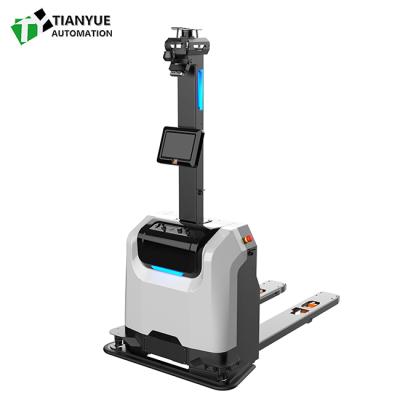 China Intelligent Unmanned Forklift LiDAR SLAM Navigation 5% Climbing ±10mm Positioning for sale