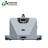 China Intelligent Unmanned Forklift 1000KG Load Capacity LiDAR SLAM Navigation Automatic Docking Charging for sale