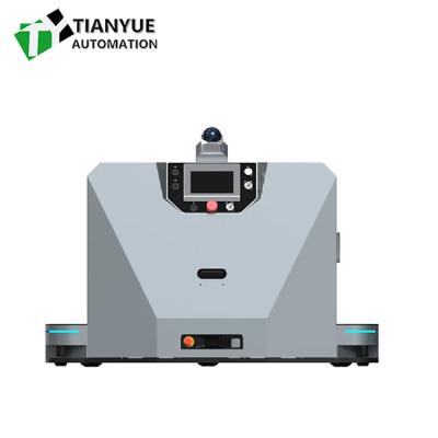 China Intelligent Unmanned Forklift 1000KG Load Capacity LiDAR SLAM Navigation Automatic Docking Charging for sale