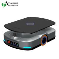 China AGV Automated Guided Vehicle 400kg Load Lithium Iron Phosphate Battery ±5mm Accuracy for sale