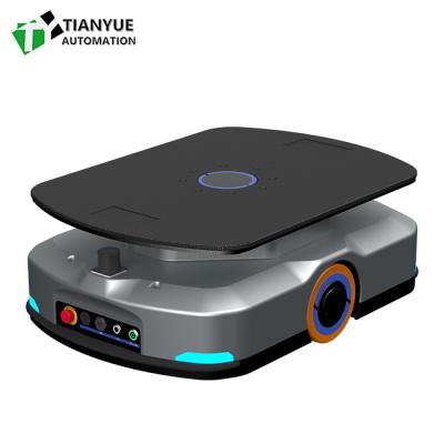 China AGV Automated Guided Vehicle 400kg Load Lithium Iron Phosphate Battery ±5mm Accuracy for sale