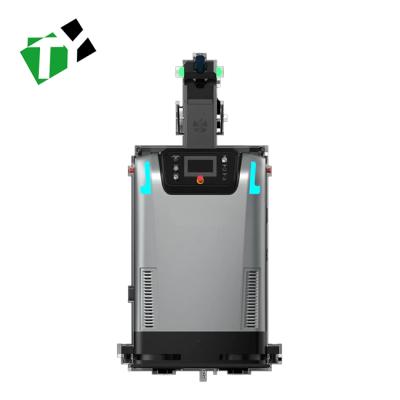 China Intelligent Unmanned Forklift 800kg Load Capacity 8h Endurance ±5mm Stop Precision for Heavy Duty Material Handling for sale