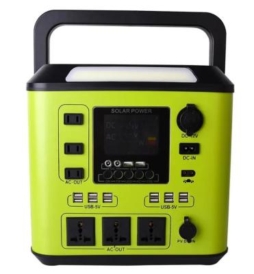 China Green 1500W Portable Power Station 500WH 800WH 2000WH Solar Energy Storage Generator for sale