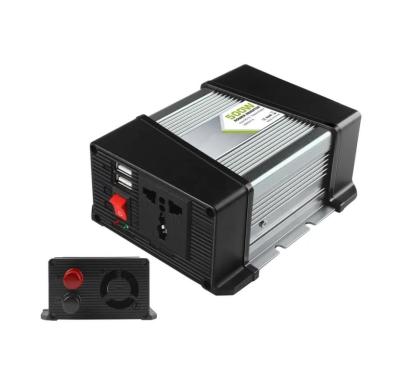 China Vehicle Mounted Solar Power Inverter 500W 12v To 220v Home 5v 2.1a With Dual USB for sale