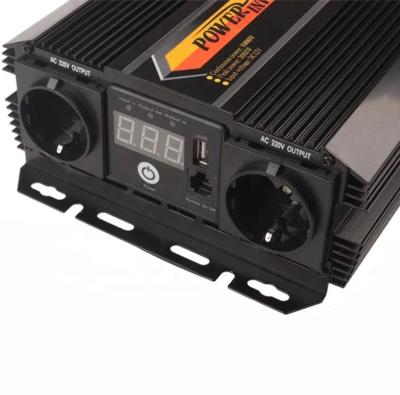 China 1000W 12v To 220v Power Inverter 12V To 110V Car Power Inverter With Dual AC Outlets for sale