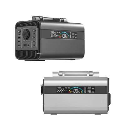 China Large LCD Display Check Electricity Left Portable Camping Power Bank Rechargeable AC for sale