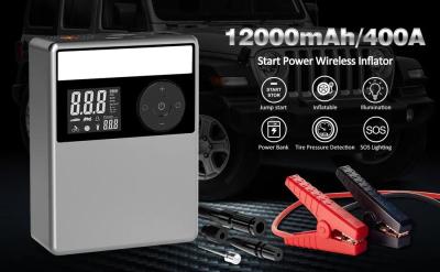 China 12V Portable Car Jumper Power Bank Jump Start Cable Battery Booster Car Jump Starter Portable Car Battery Charger for sale