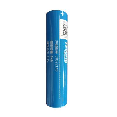 China 2.3V 9AH Rechargeable Li Ion Cell , 32140 LTO Lithium Titanate Battery for sale