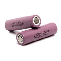 China 2900mAh LGDBMG11865 Battery , 18650 Rechargeable Li Ion 50g Weight for sale