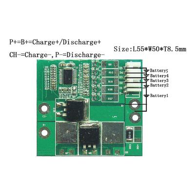 China Active Balance Lifepo4 BMS 4s , BMS With Active Balancing 5S 15A 12.8V for sale