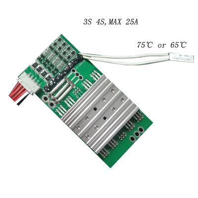 China 12v Lifepo4 Active Balance BMS Smart 4s 10A 20A double layer for sale