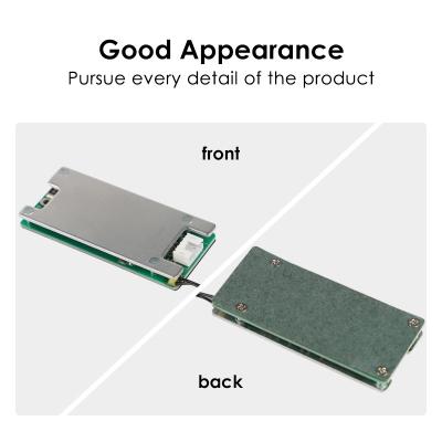 China 10A 4S Smart BMS , 12v battery protection board With Balancer 2mm Thickness for sale