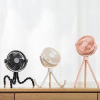 China Oscillating Portable USB Fan 6 Inch Desk Tripod Clip On Fan With 360 Degree for sale