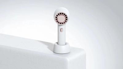 China 2200mAh Mini Rechargeable Fan Ice Compress Cold USB Handheld Fan for sale