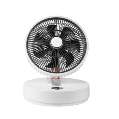 China Table Foldable Rechargeable Fan 10000mAh Battery Adjustable Height Four Speeds for sale