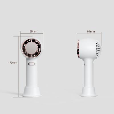 China Ceramic Cooler Mini Portable Handheld Fan Ice Compress Rechargeable USB Cooling Fan for sale