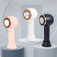 China desktop Mini Portable Rechargeable Fan 2200Mah Battery Handheld Cooling Fan for sale