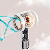 China White Rechargeable Table Fan High Wind Turbine 2000mAh Mini Portable USB Fan for sale