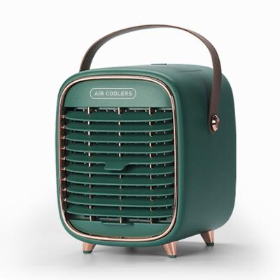 China 220ml Cap Air Cooler Fan Desktop Evaporative Personal Usb Rechargeable Fan for sale