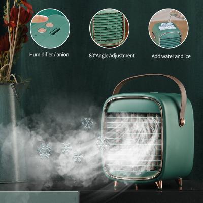 China Portable Air Cooler Fan 3 Speeds Evaporative Conditioner Desktop Cooling for sale