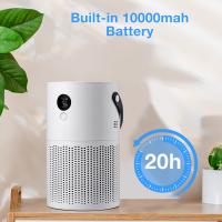 China 10000mAh Household Air Purifier AP01 Smart H13 True Hepa White for sale