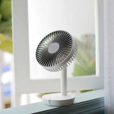 China 6 Inch Rechargeable Air Circulation Fan USB 4000mAh Mini Electric Fan for sale