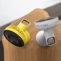 China Household Oscillating Rechargeable Table Fan 4000mah Usb Mini Makeup Mirror for sale