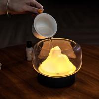 China Home Ultrasonic 400ML LED Colorful Cool Mist Scented Essential Oil Transparent Aroma Diffuser for sale