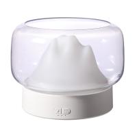 China Home Ultrasonic 400ML LED Colorful Cool Mist Scented Essential Oil Transparent Aroma Diffuser for sale