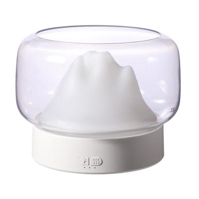 China Home Ultrasonic 400ML LED Colorful Cool Mist Scented Essential Oil Transparent Aroma Diffuser for sale