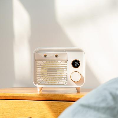 China 2000mAh Portable Air Cooler Fan w/ Warm Night Light for sale