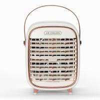 China Portable 2000mAh Air Cooler Fan Water Evaporation Mini Air Conditioner Fans for sale