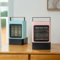 China USB Air Cooler Fan LED Light Home Office Bedroom for sale