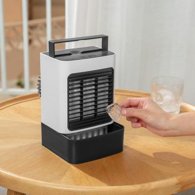 China Negative Ion Purification Solar Water Cooling Mist Rechargeable Air Cooler Fan for sale