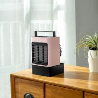 China USB Air Cooler Fan LED Light Home Office Bedroom for sale