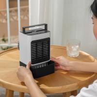 China Battery Capacity 2000mAh Air Cooler Fan Handy Portable Mini Desk Fan for sale